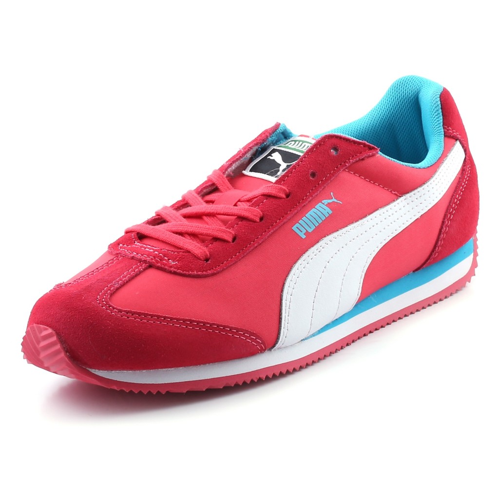 נעלי הליכה פומה לבנות, PUMA Rio Speed Nylon Jr - משלוח והחזרה חינם ...