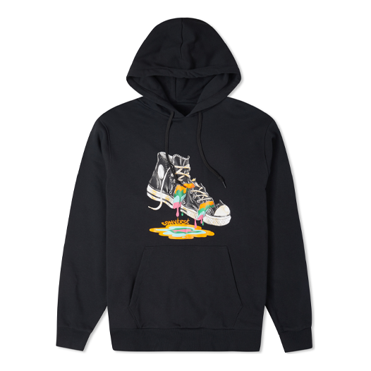 בגד חורף קונברס לגברים, Converse Melting Chuck Hoodie - משלוח והחזרה ...