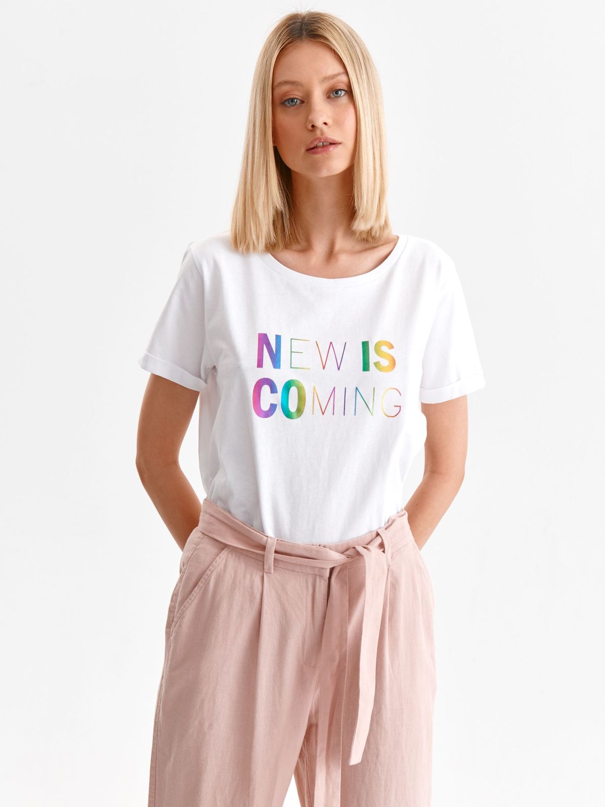 חולצת T טופ סיקרט לנשים, TOP SECRET Nora - משלוח והחזרה חינם! | Shoesonline