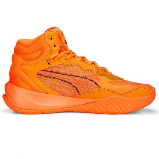 נעלי סניקרס פומה לגברים, PUMA Playmaker Pro Mid Laser - משלוח והחזרה ...