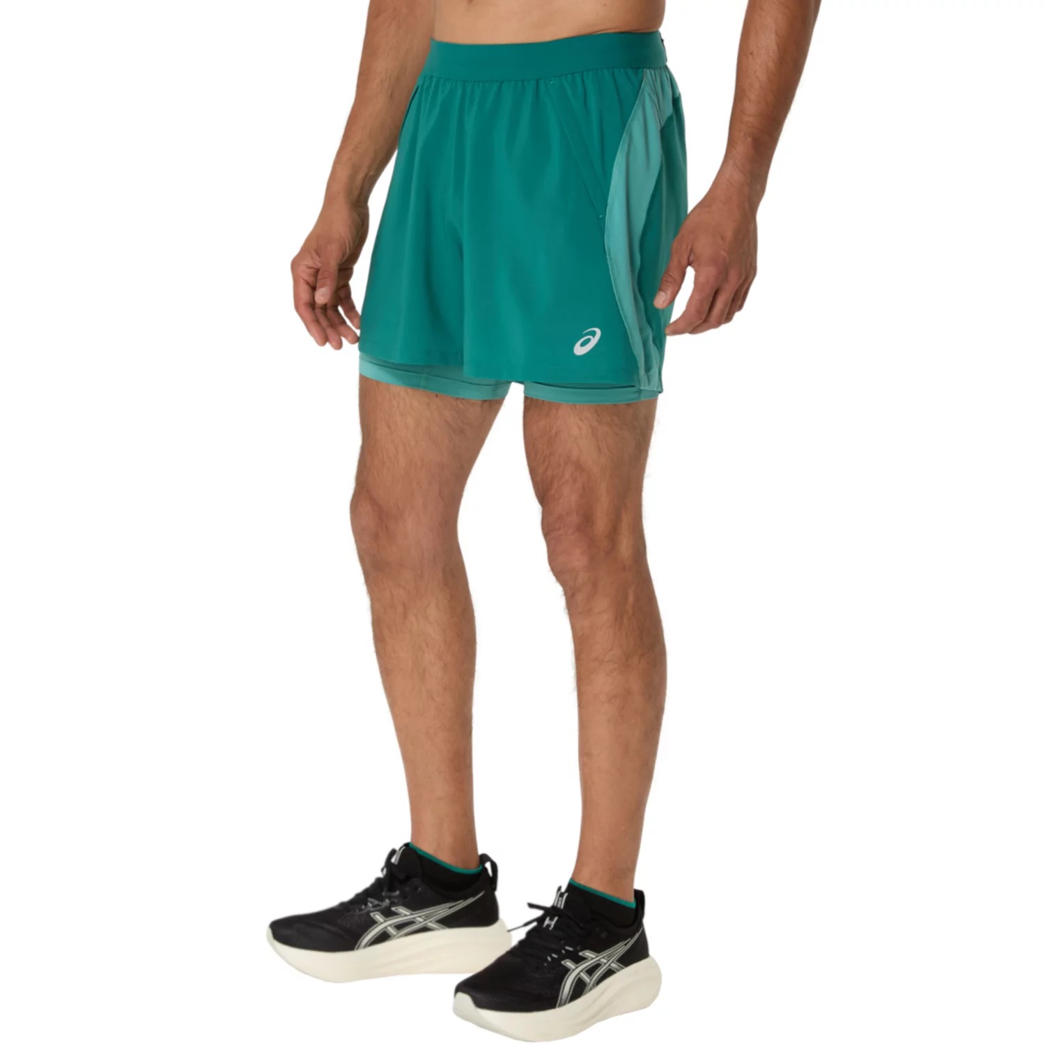 מכנס ספורט אסיקס לגברים, Asics Road 2N1 5IN Short צוברים נקודות | משלוח ...